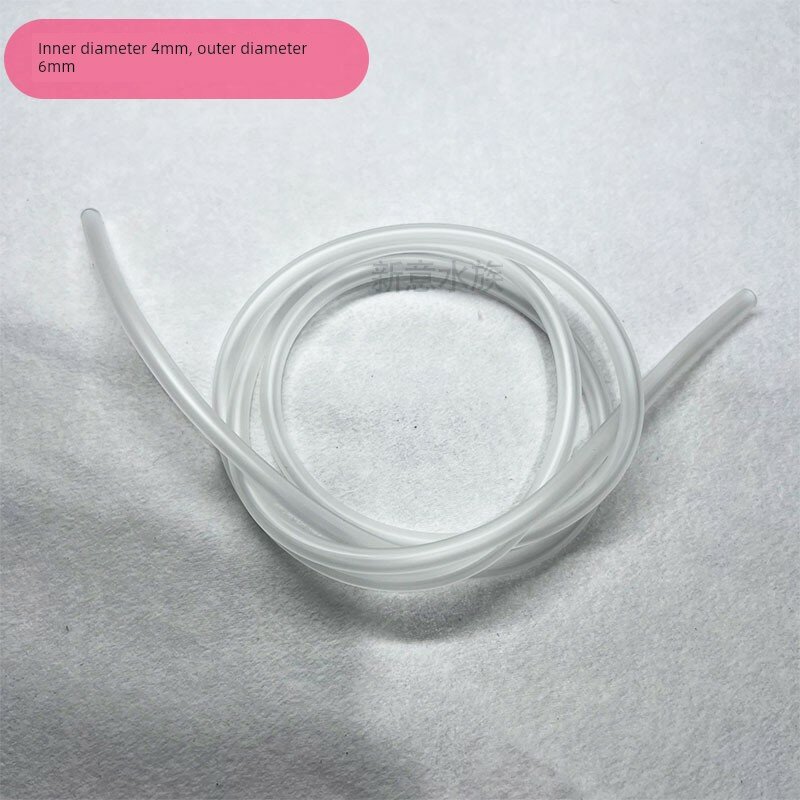 4 мм силиконовая аэрационная трубка для аквариумных насосов, 1 метр, гибкая трубка для аэрации аквариума