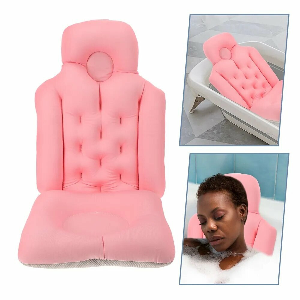 Противоскользящая Подушка Для Ванны, Из Тканевых Материалов, Для Пожилых и Беременных Женщин, 1 Штука