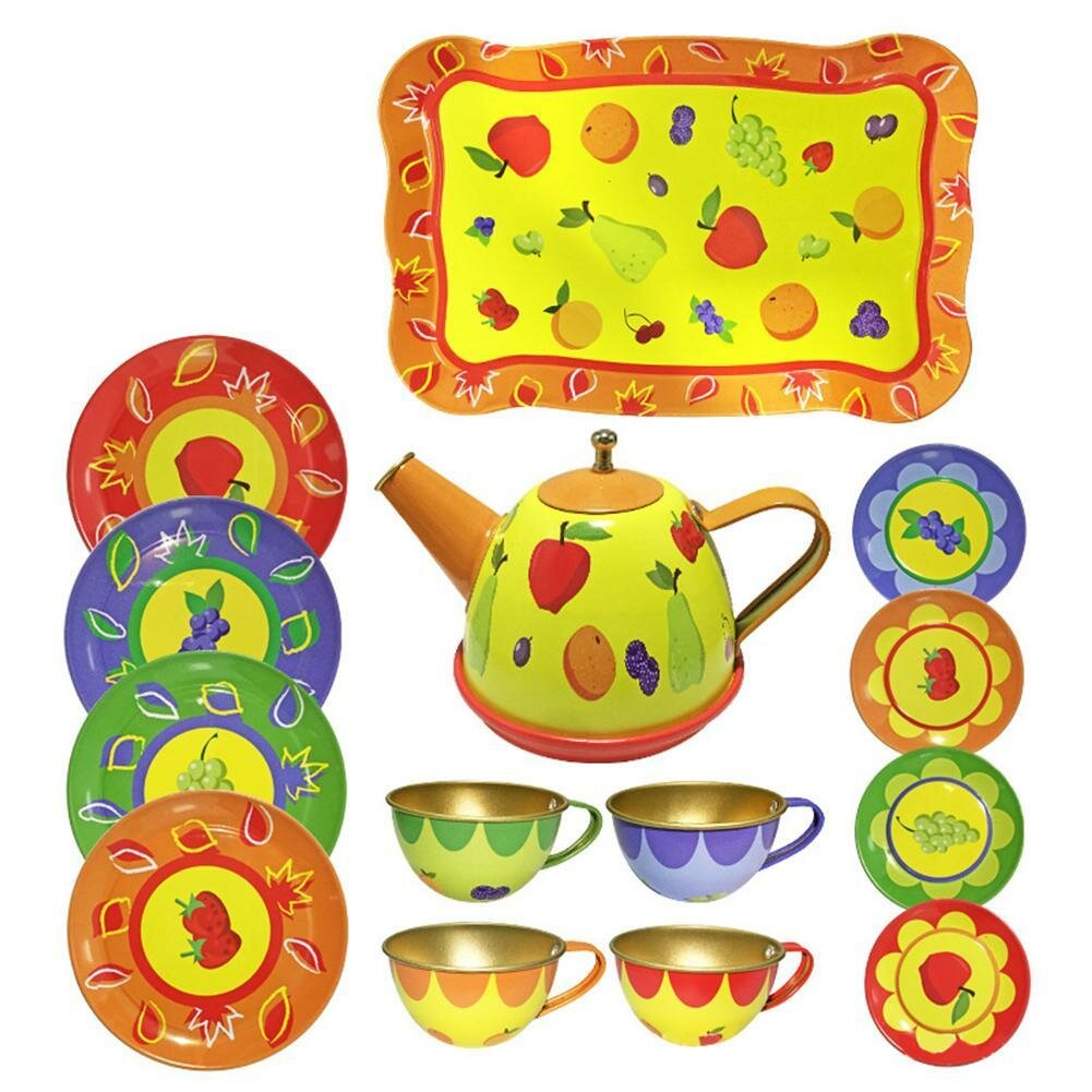 Игрушечный сервиз для девочек, игра в чаепитие и дочки-матери, комплект для детского сада