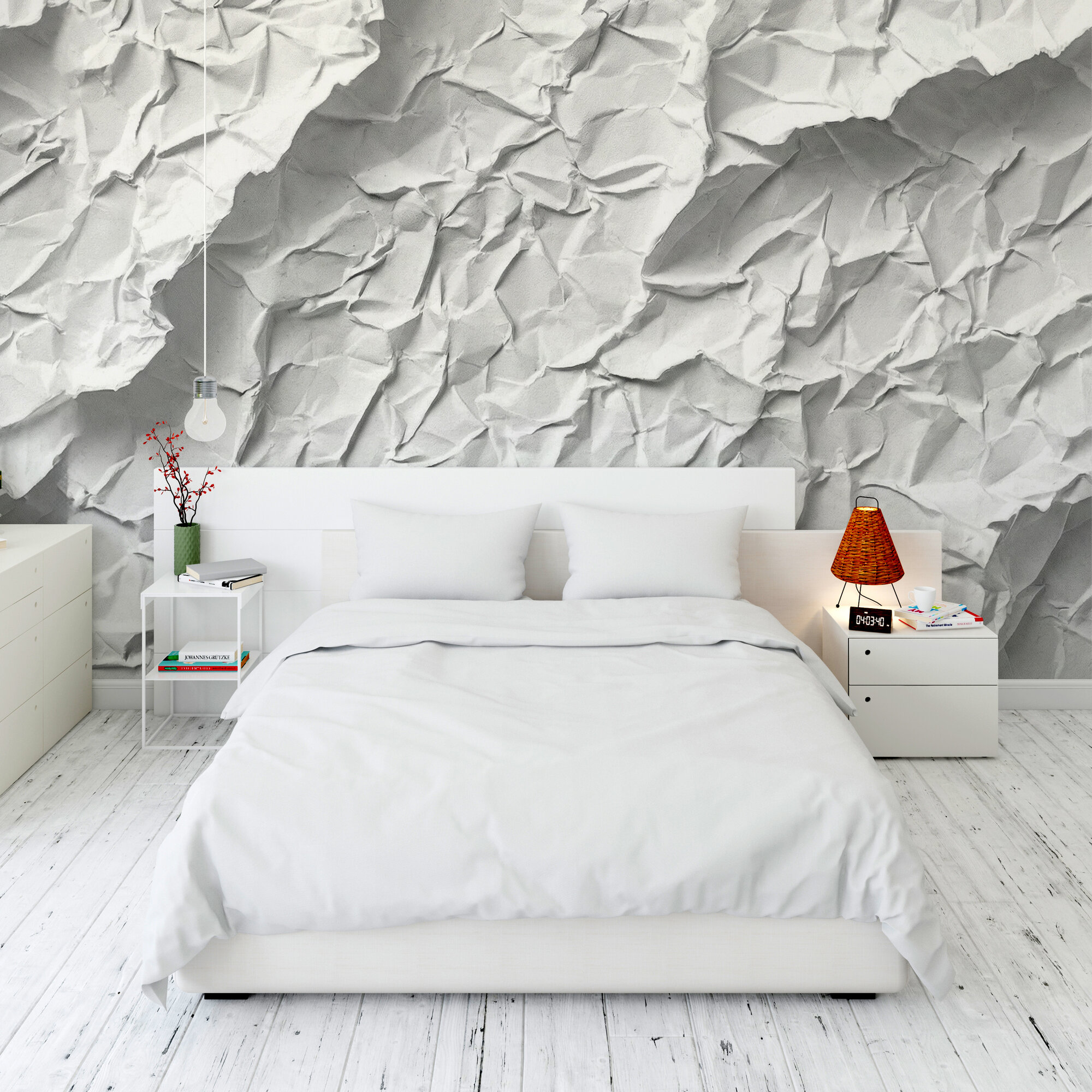 Гибкий мрамор Marmory "Оригами №3", для стен, бесшовный, морозостойкий, 142х285см