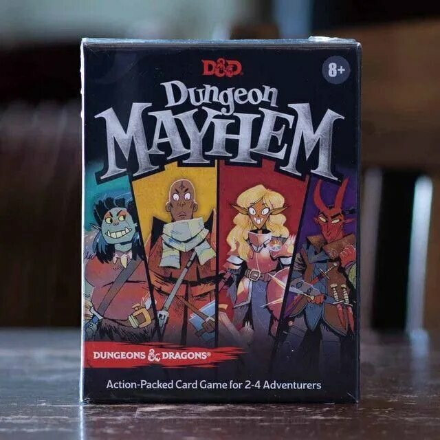 Настольная карточная игра Dungeons&Dragons Dungeon Mayhem Игра (Карточная) Новая версия игры