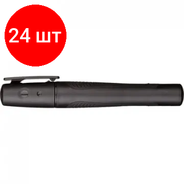 Комплект 24 штук, Маркер перманентный Attache Selection Pegas черный, 2-5мм