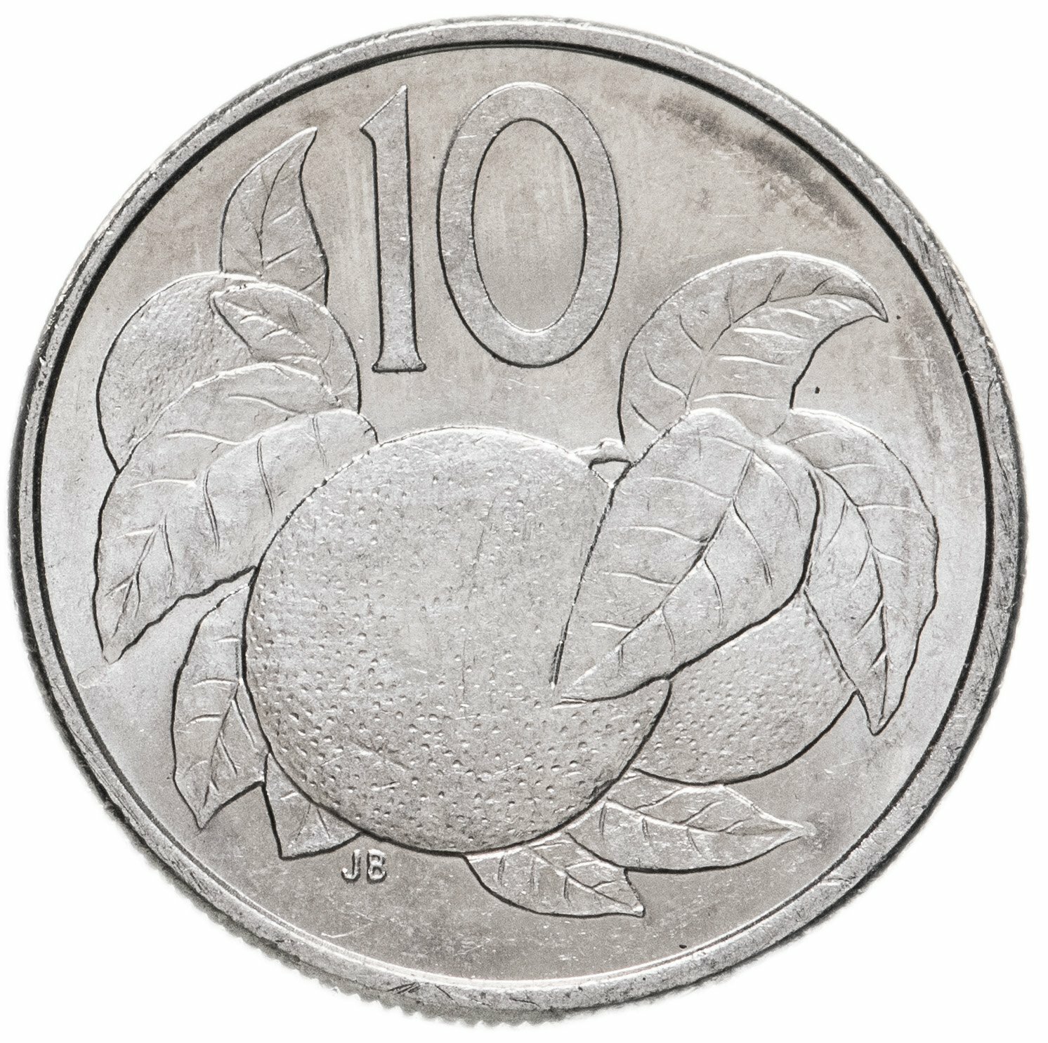 Острова Кука 10 центов 2015, Сталь, в сохранности AU-UNC