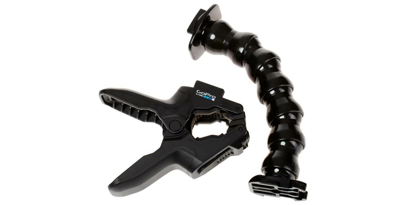 Крепление-прищепка GoPro Jaws: Flex Clamp ACMPM-001, черный, для камер GoPro