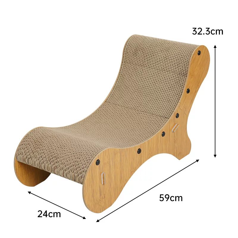 Маленький когтеточечный домик для кошек - компактная конструкция для квартир и маленьких помещений