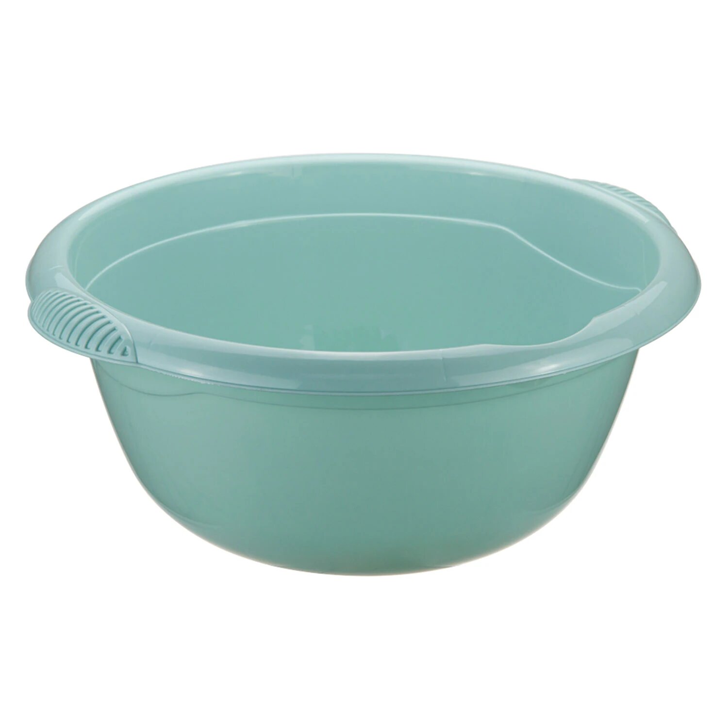 Упаковка 5 шт. Таз 10 л, хозяйственный, круглый, с ручками, пластиковый, 16х40х37,5 см, цвет ассорти, IDEA, М 2506