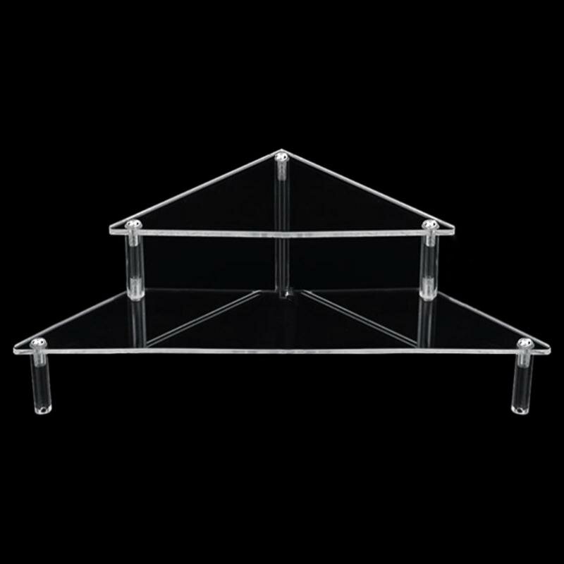 Многоярусная акриловая полка для хранения и выставки, Треугольник 1