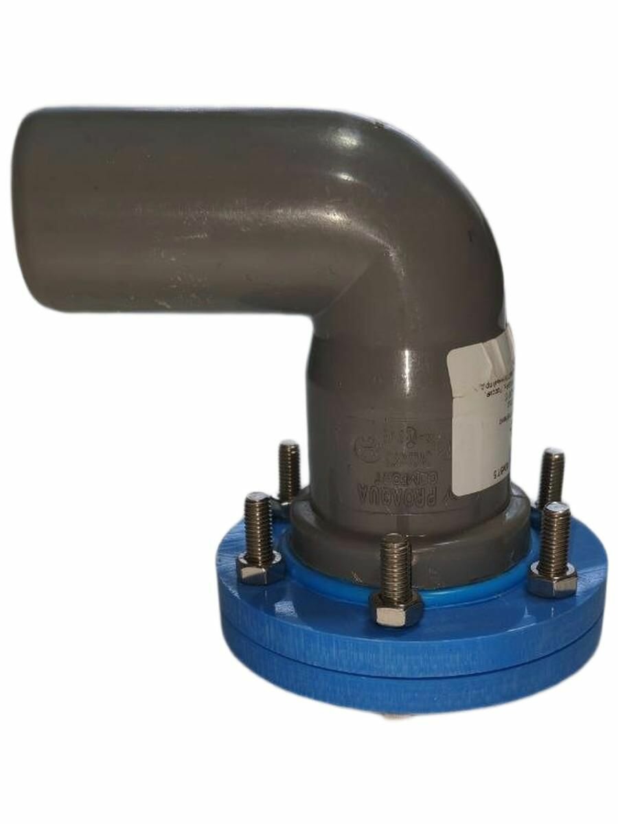 Фланцевое соединение трубы 40мм под 90*