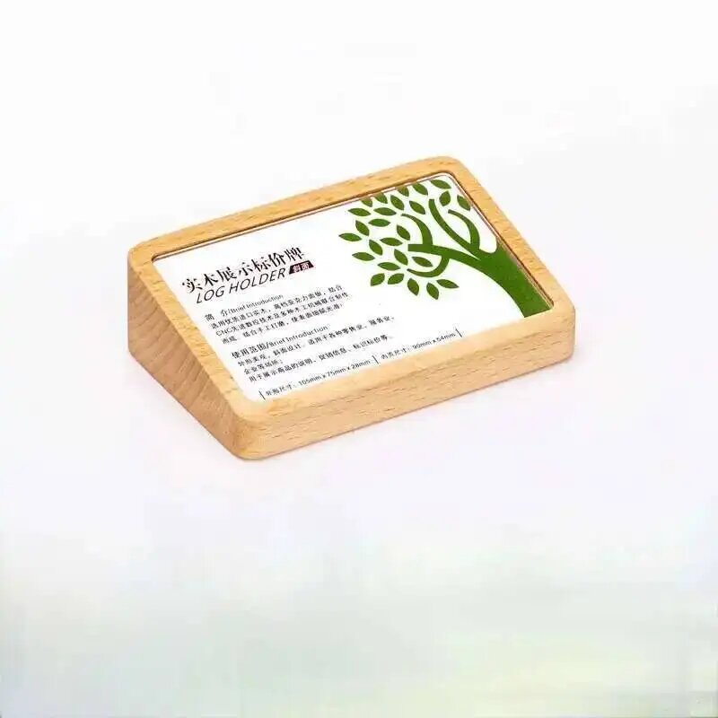 Держатель для таблички 90x54 мм, Beech Wood