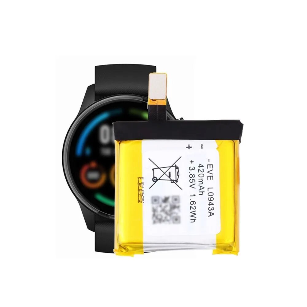 Новая запасная батарея EVE L0943A для Xiaomi Mi Watch Color Sports 46mm Smart Watch 420 мАч