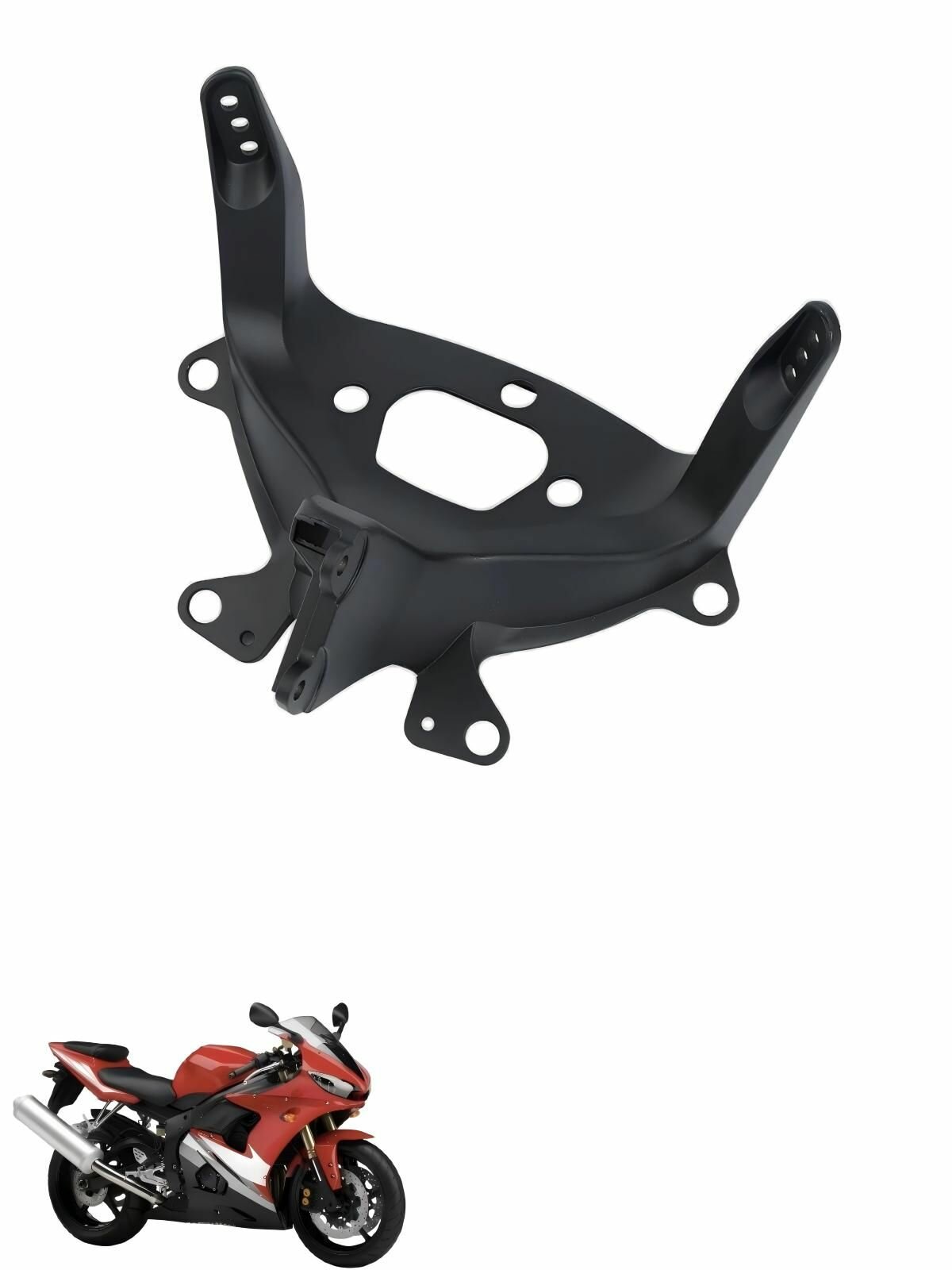 Подходит для Yamaha YZF R6 2003-2005 YZF R6S 2006-2009 фара мотоцикла в сборе комплект кронштейнов для обтекателя YZFR6 YZFR6S