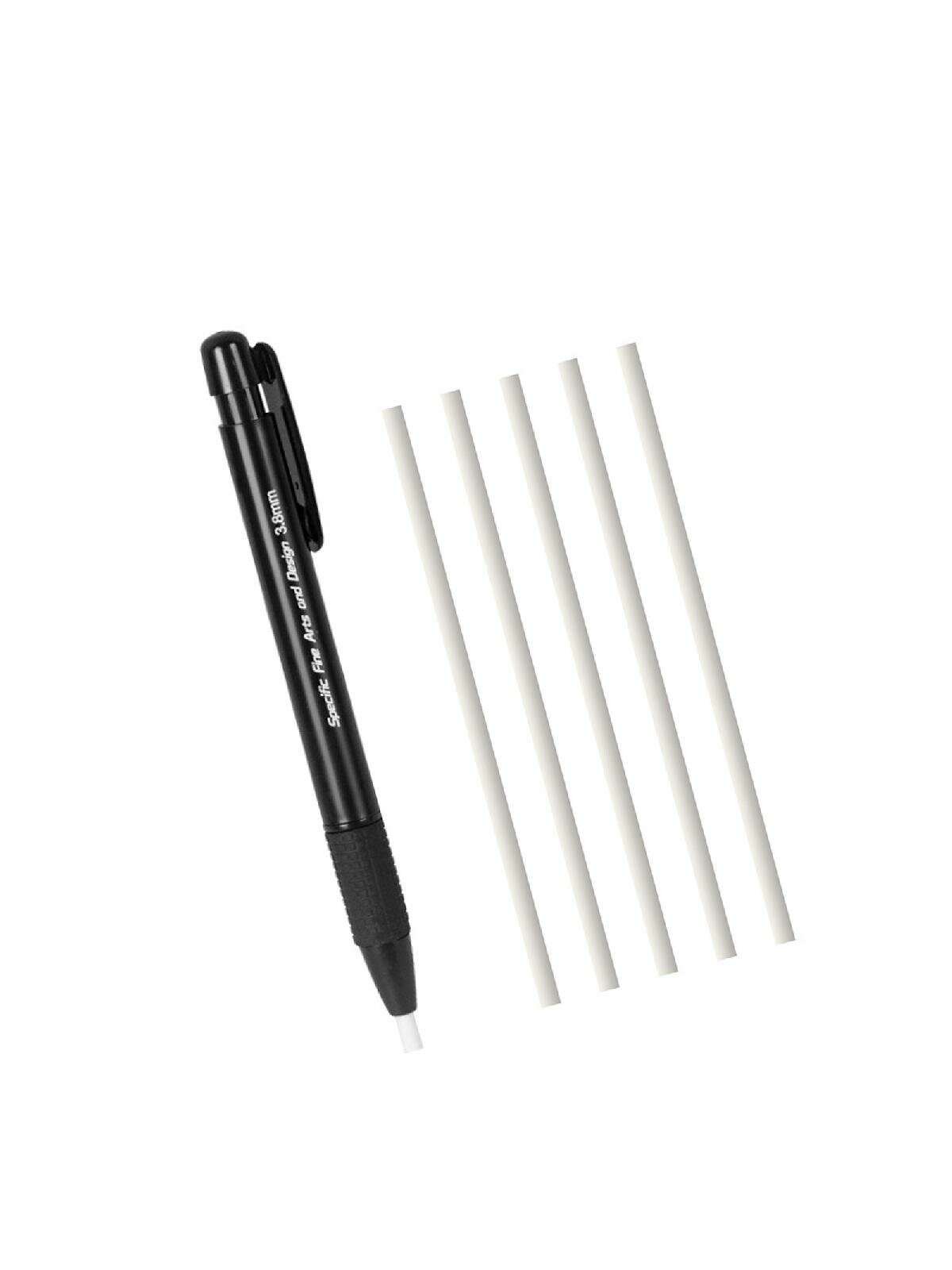 Выдвижная ручка-ластик Clicks с 5 заправками для создания эскизов, школьного рисования 3,8 мм