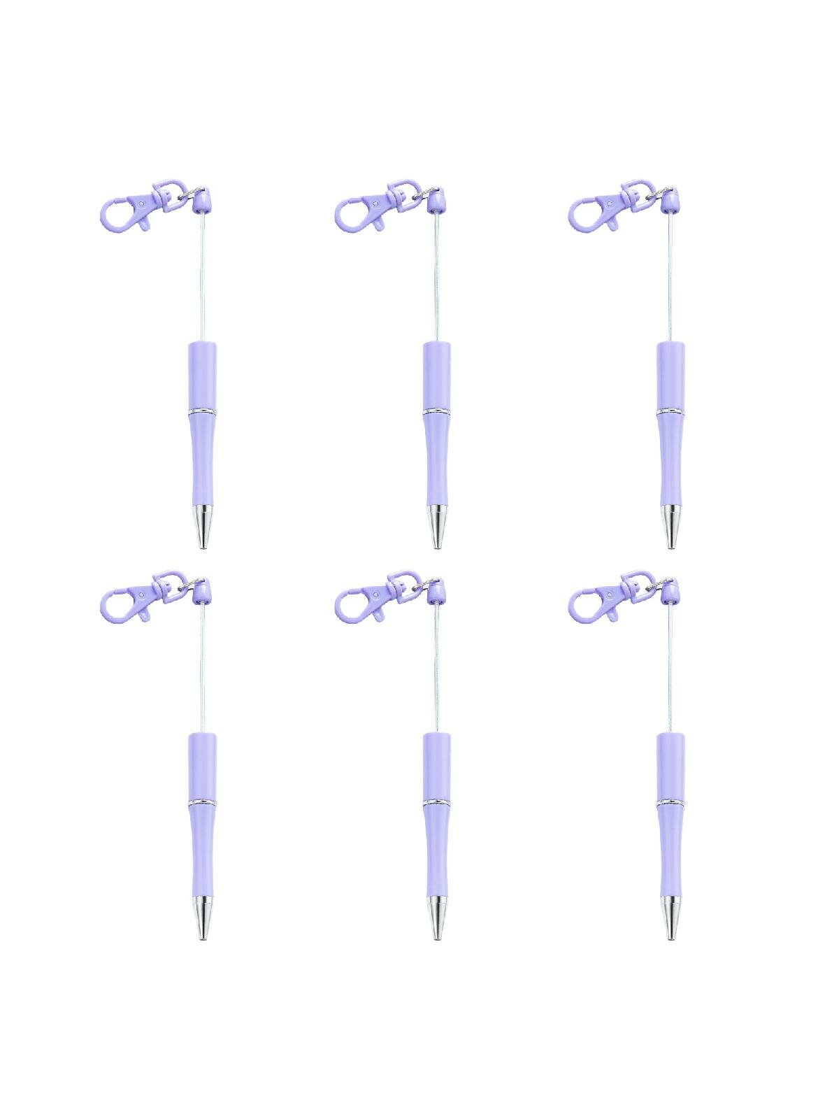 6 Шт 1,0 мм Бисерная Ручка с Брелоком Шариковая Ручка Для Подписи Бисерная Ручка