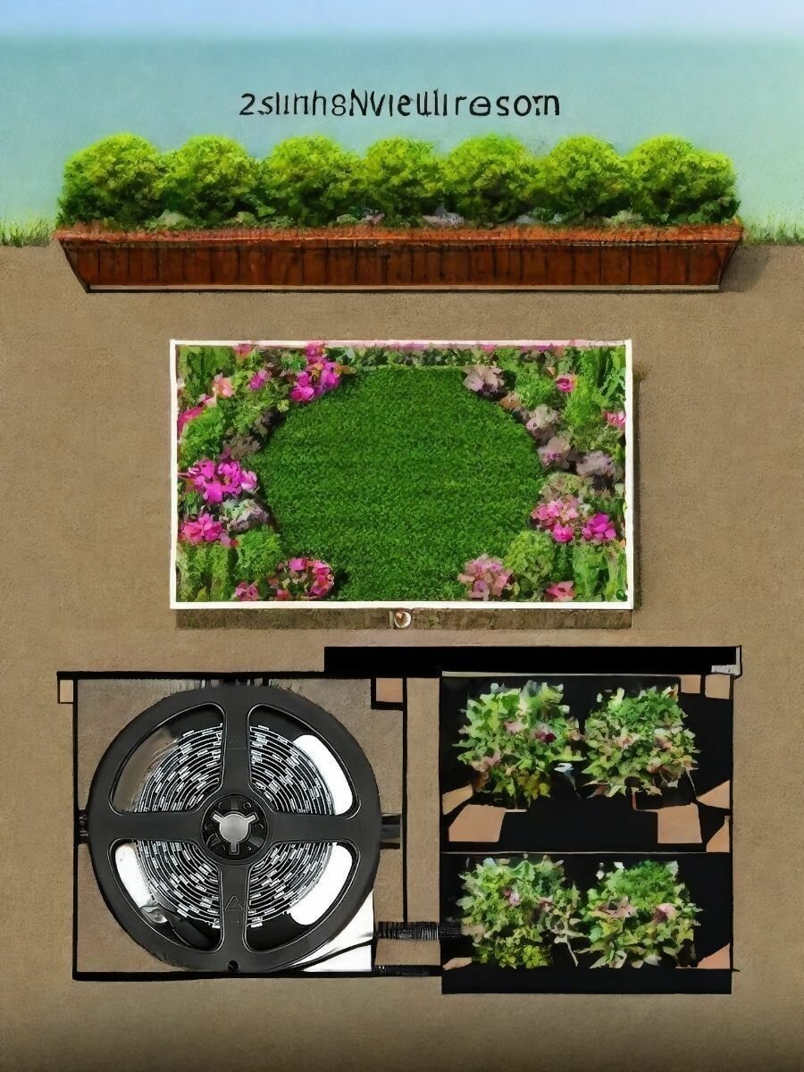 Светодиодная лента 12 Вт, Разноцветный, 1 шт