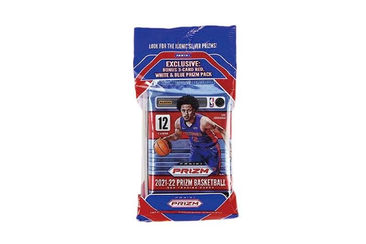 Карточки спортивные унисекс PANINI NBA 2021-22 Prizm Basketball, 1 коробка 6 пачек 24 карты 438536