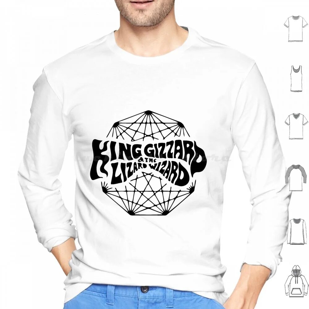 Белая толстовка King Gizzard The Lizard Wizard XXL