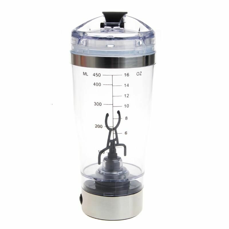 Электрический шейкер для протеина 450 мл, Много