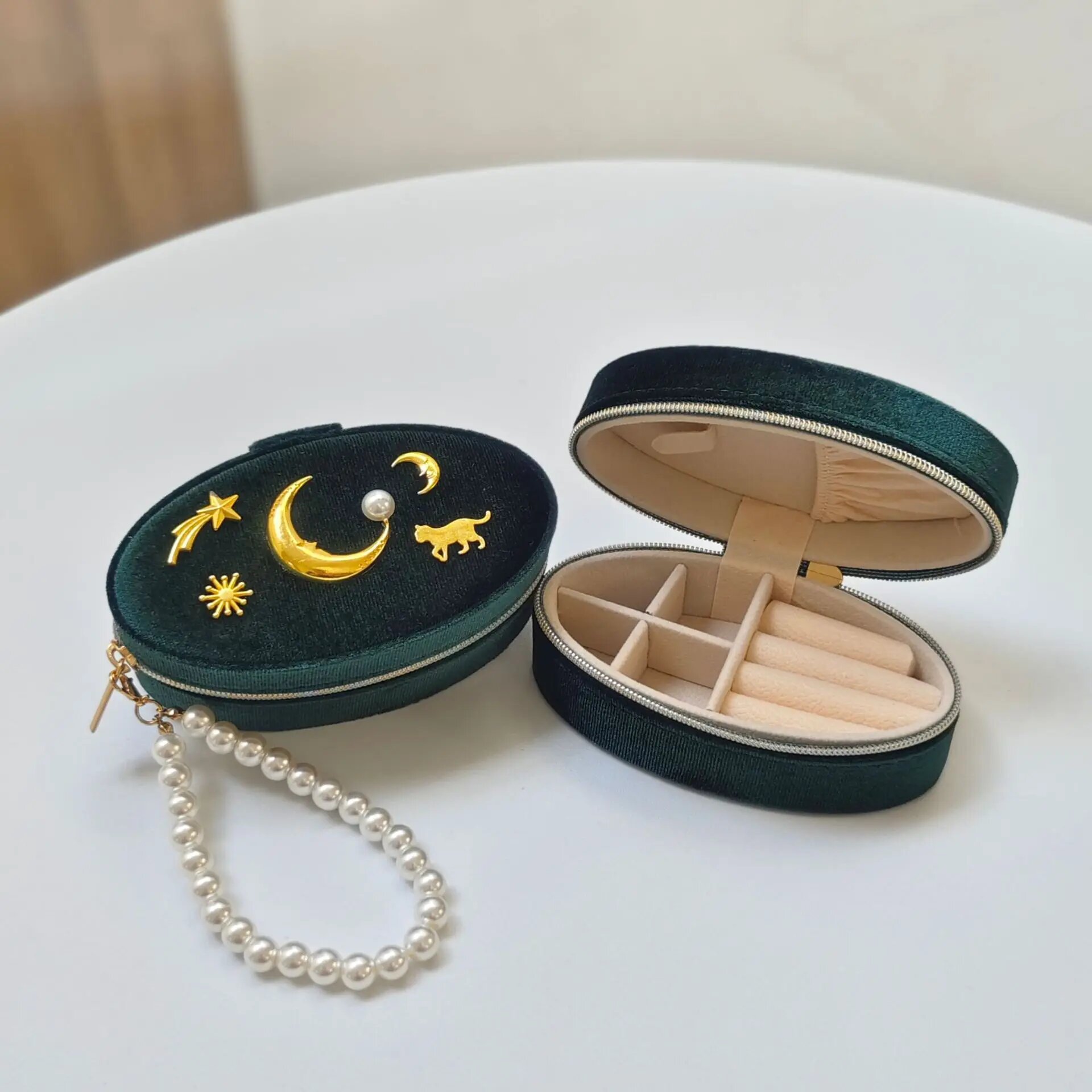 Ретро шкатулка для драгоценностей WEEDDIE Изумрудный, green