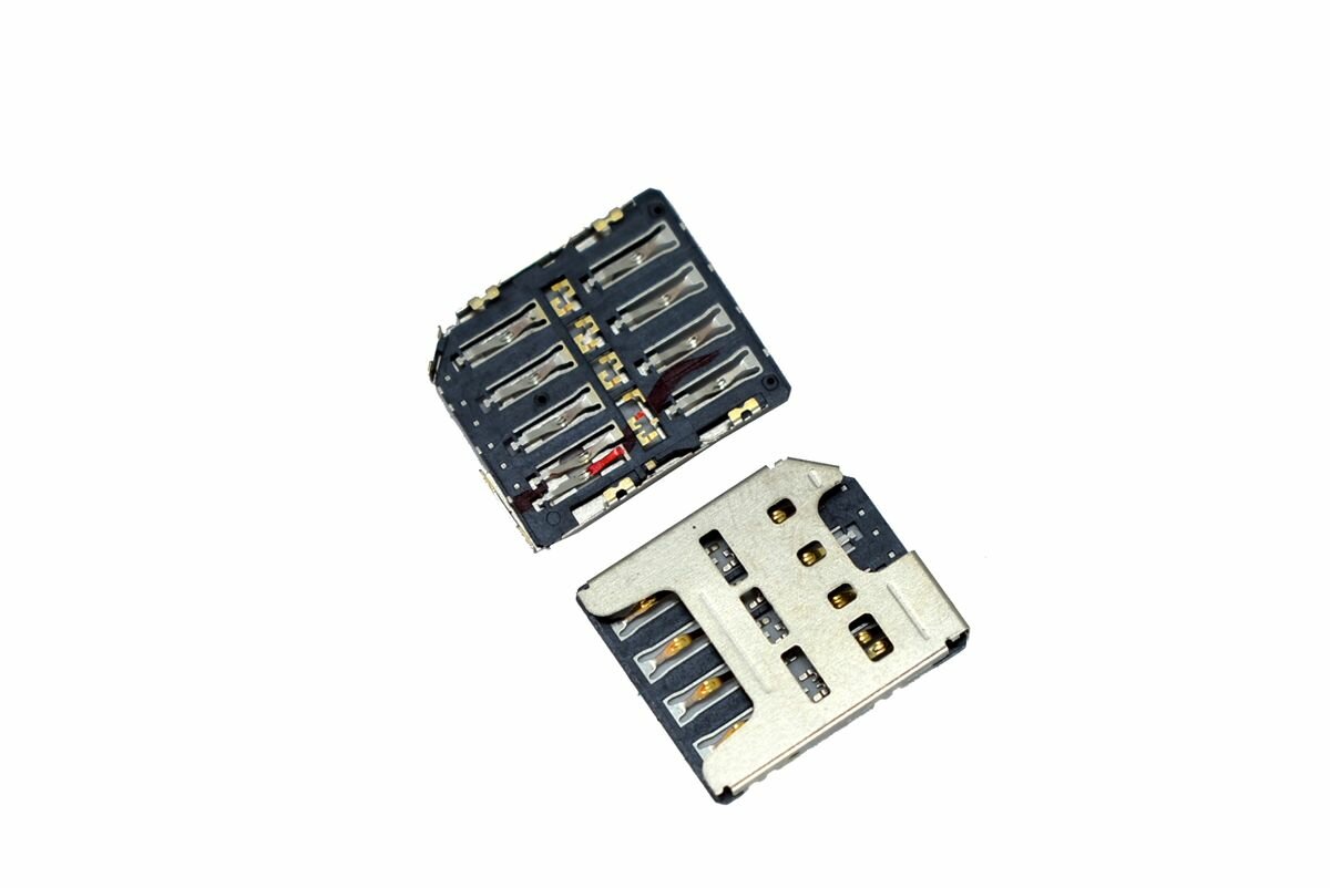Коннектор SIM-карты (сим), mmc коннектор для Huawei Y5 (S176)