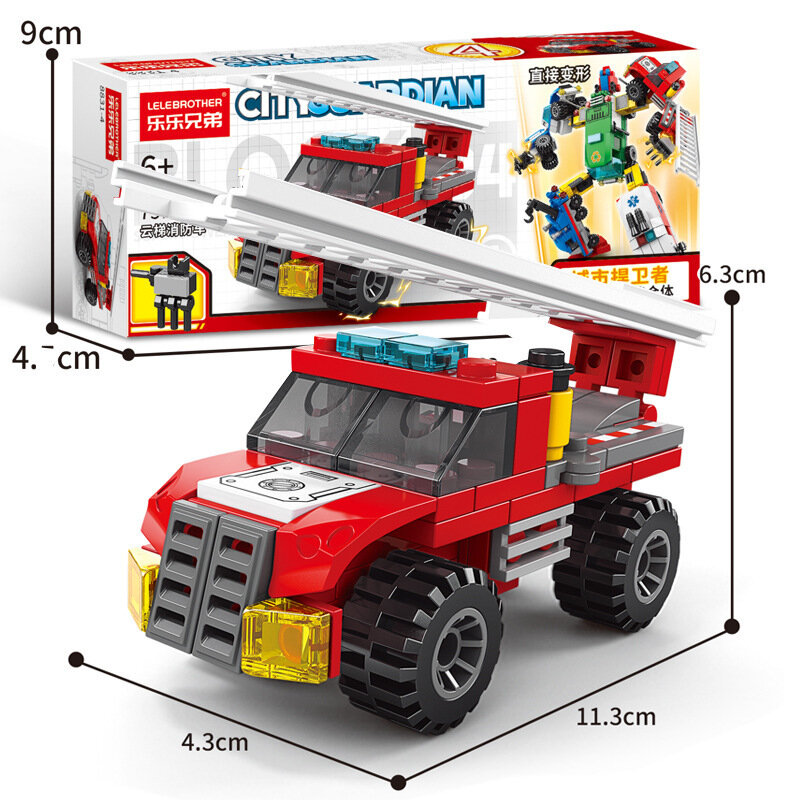 8831 совместим с набором пазлов LEGO для мальчиков, позволяющим детям собирать автомобили, роботов-трансформеров, Кинг-Конга.