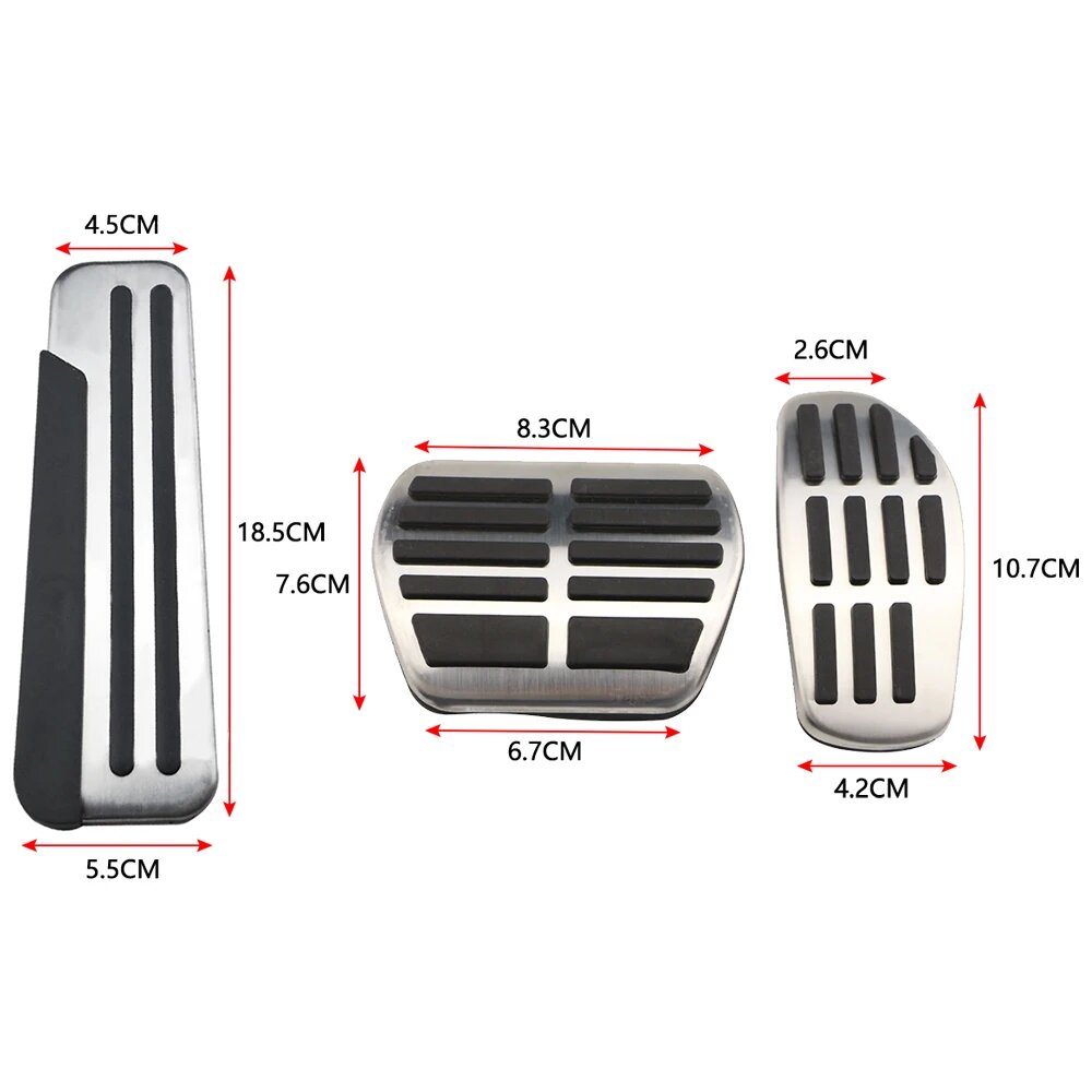 Накладки на педали газа, тормоза Nissan X-Trail, Qashqai, Renault