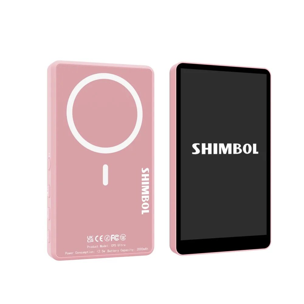 Shimbol CP5 Ultra Vlog Монитор для селфи Розовый, CP5 Ultra Pink