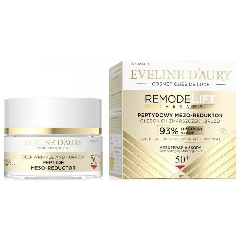 Крем для лица Eveline Мезо-восстановитель пептидный, против глубоких морщин, 50+, 50 мл (3659)