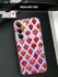 Чехол на Realme C85 / Реалми C85 с принтом Дьявольские сердца паттерн, прозрачны...