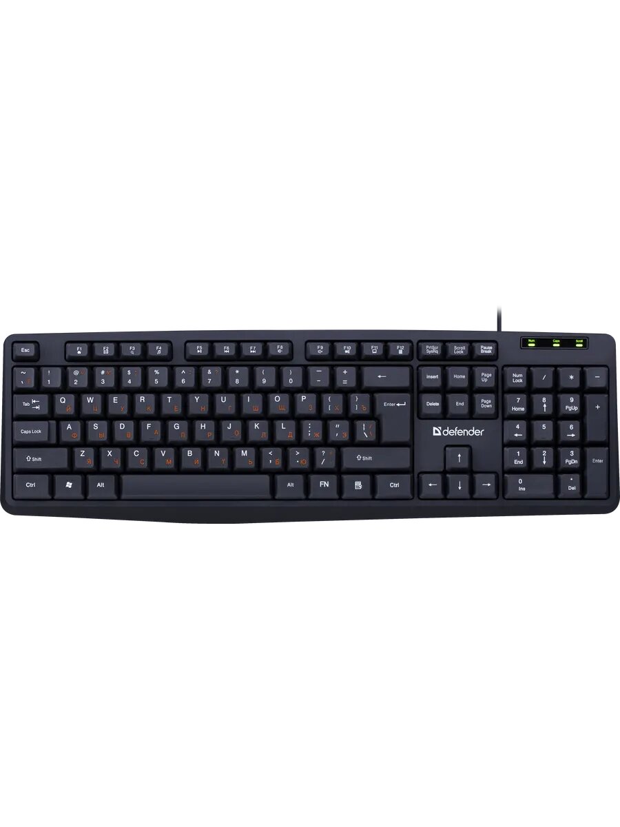 Клавиатура проводная 104 клавиши 1.8 м HB-164