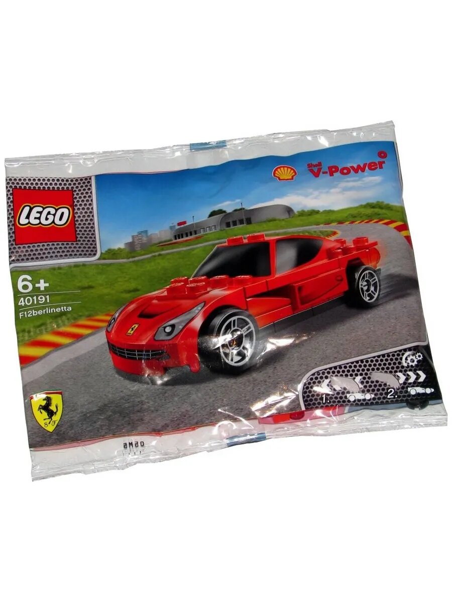 Конструктор Лего Shell 40191 Феррари F12 Берлинетта, 46 дет.