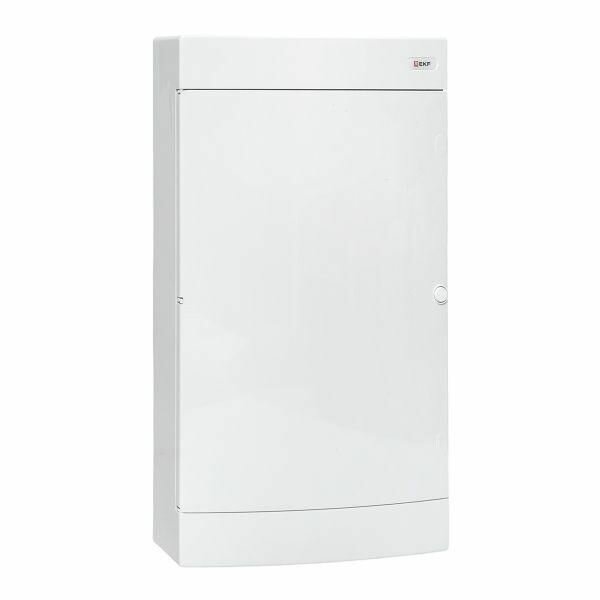 Щит распределительный EKF Unix, навесной, белая дверь, 4х18 модулей, IP41