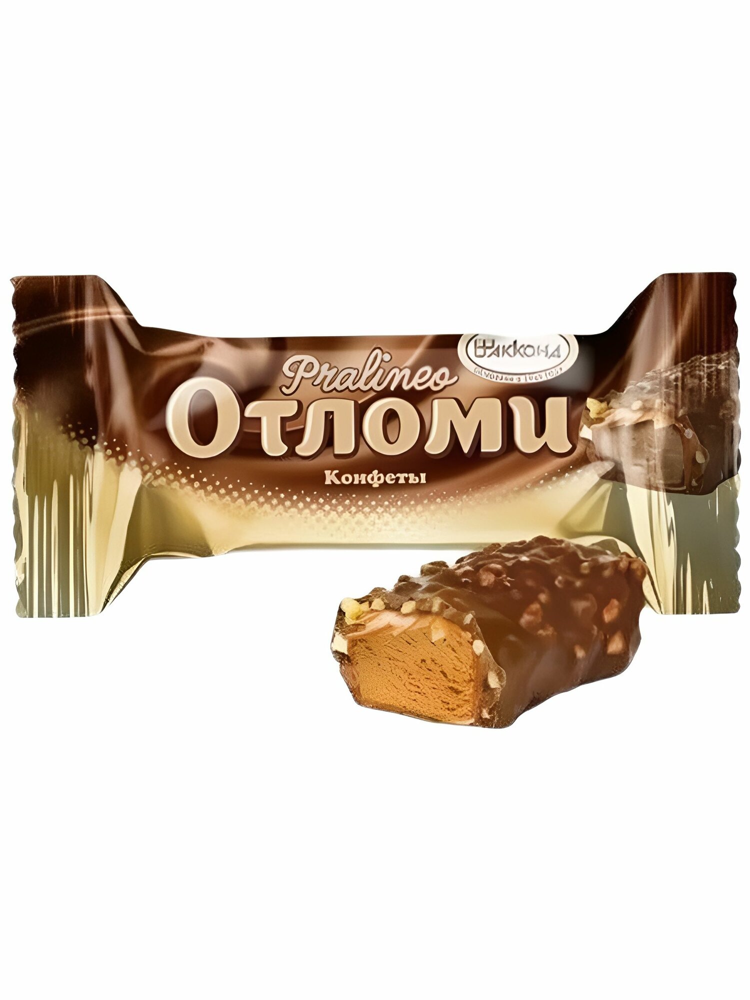 Конфеты Акконд "Отломи Pralineo", пралине, молочный шоколад, 1кг