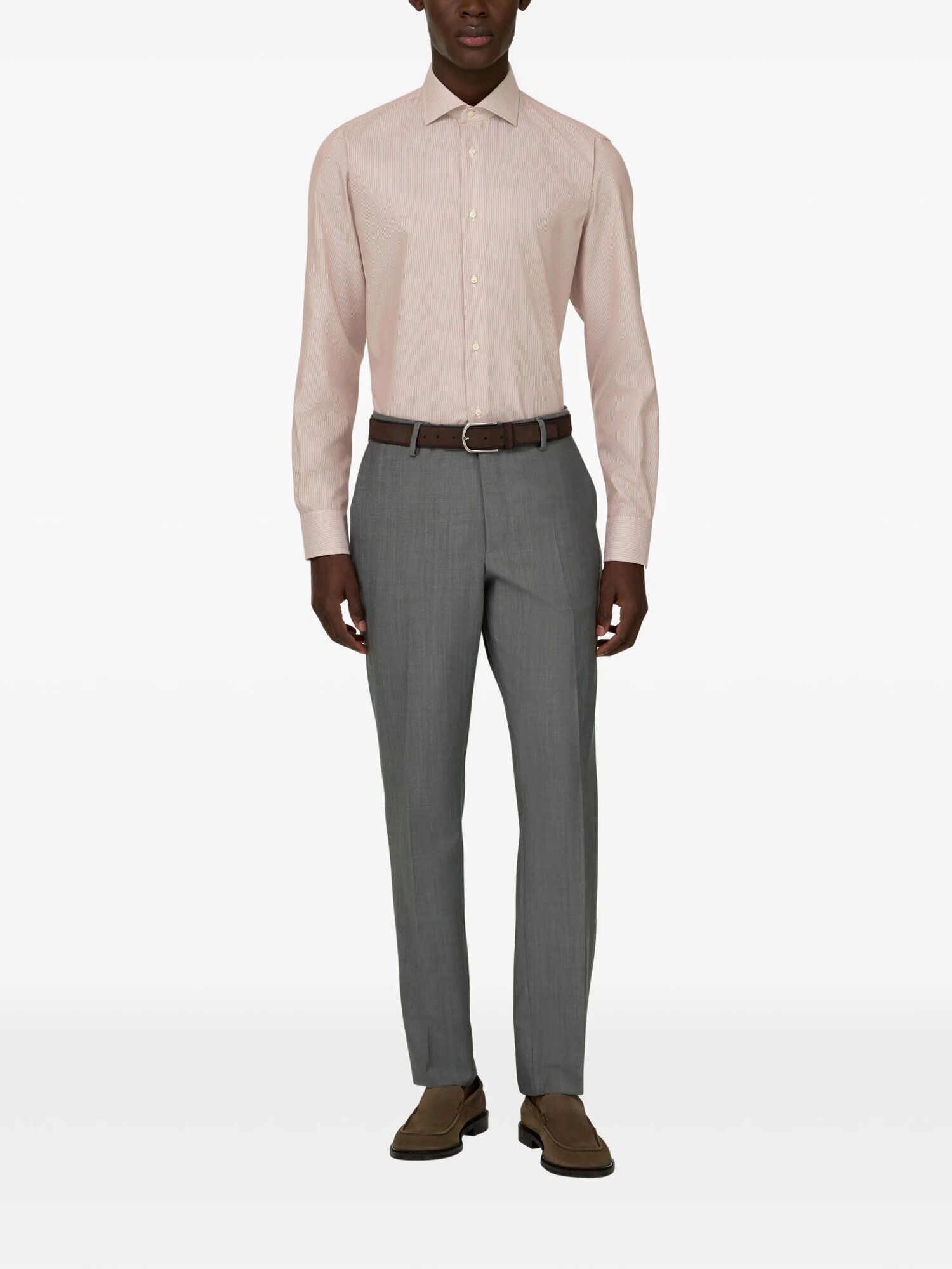 Рубашка Boggi Milano Striped windsor-collar shirt, размер XS — фото 1