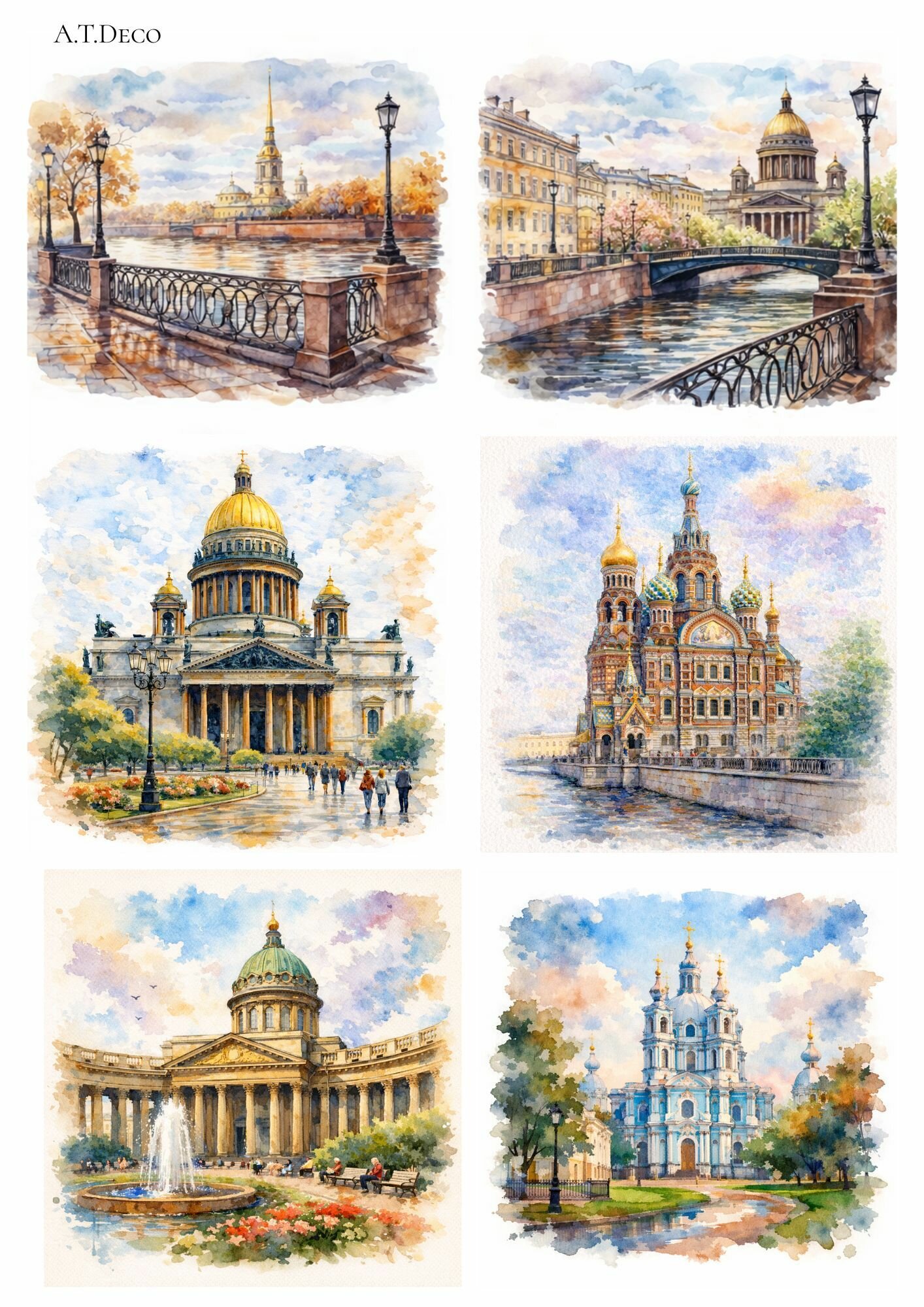 Декупажная карта А4