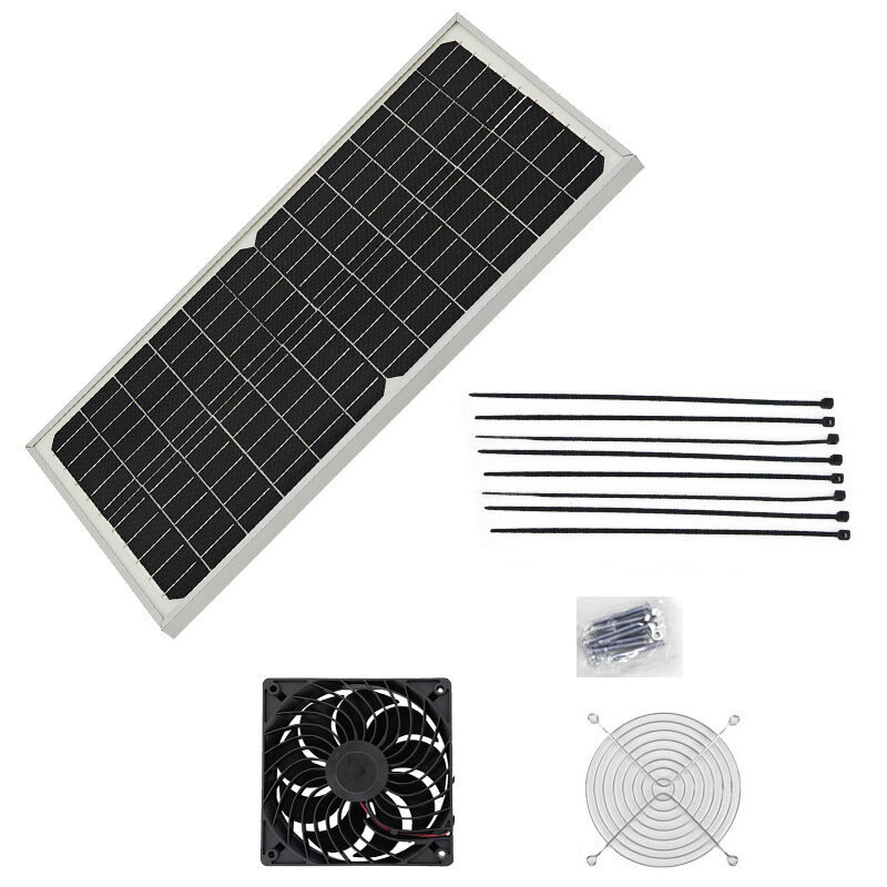 Солнечный вытяжной вентилятор подходит для наружной теплицы куриный дом Солнечная альтернативная энергия для охлаждения выхлопных газов вентиляционные отверстия