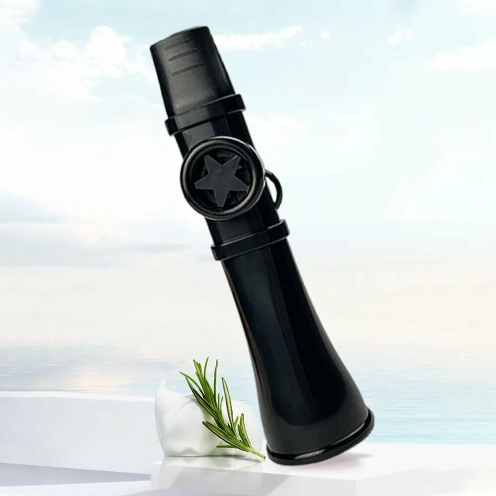 Флейта Kazoo с регулируемым ремешком, простой инструмент Kazoo (черный)