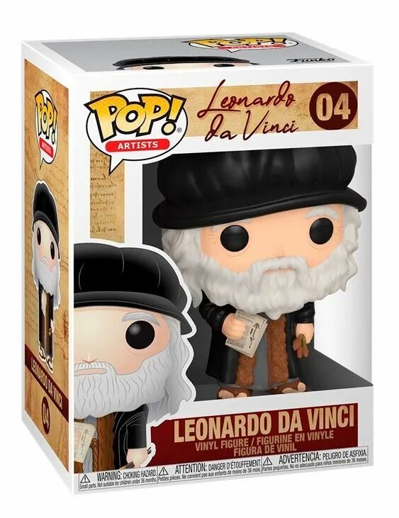 Фигурка Funko POP! Artists Leonardo Da Vinci (04) 45251