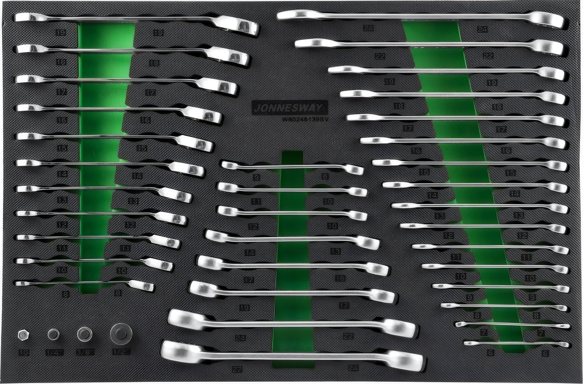 Набор ключей гаечных Jonnesway W106246139SV