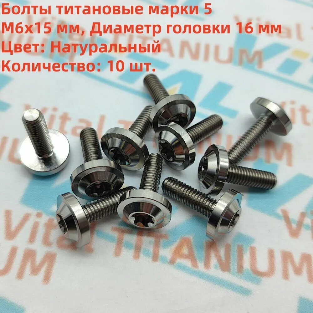 Болт 15 мм, 10 шт.