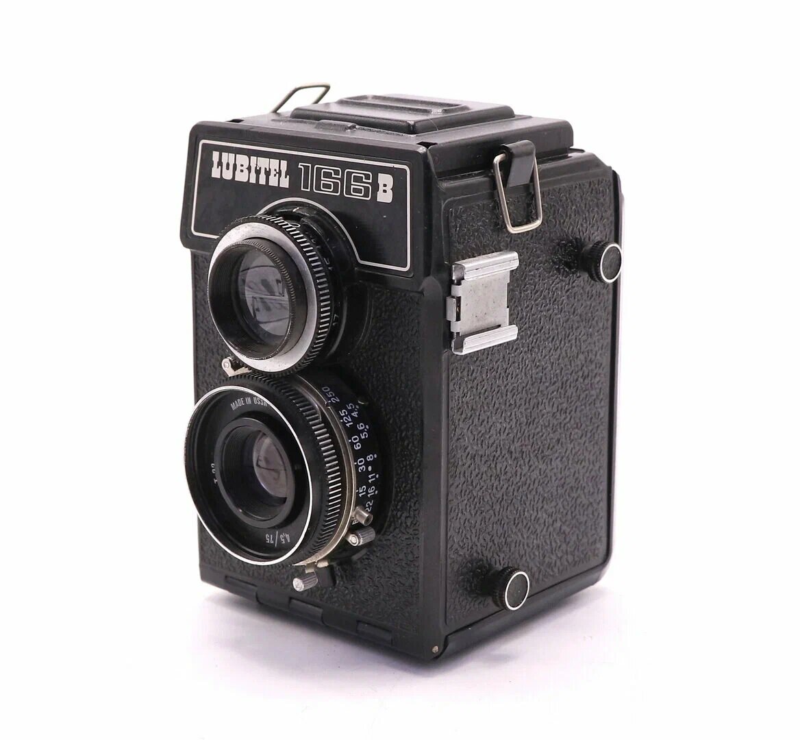 Пленочный фотоаппарат Любитель 166В / Lubitel 166B (СССР, 1985г)