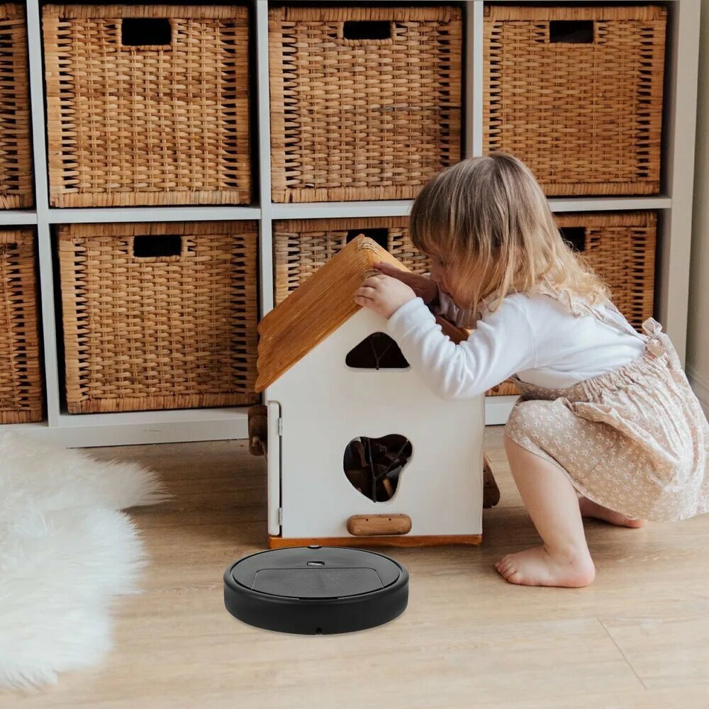 1 Штука Умный Робот Пылесос, Из ABS-пластика, Для Дома