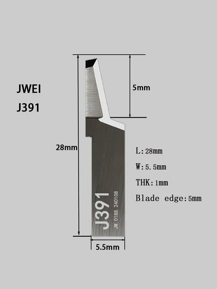 10 шт. JWEI J391 Вибрационное лезвие карбидный осциллирующий машинный режущий нож