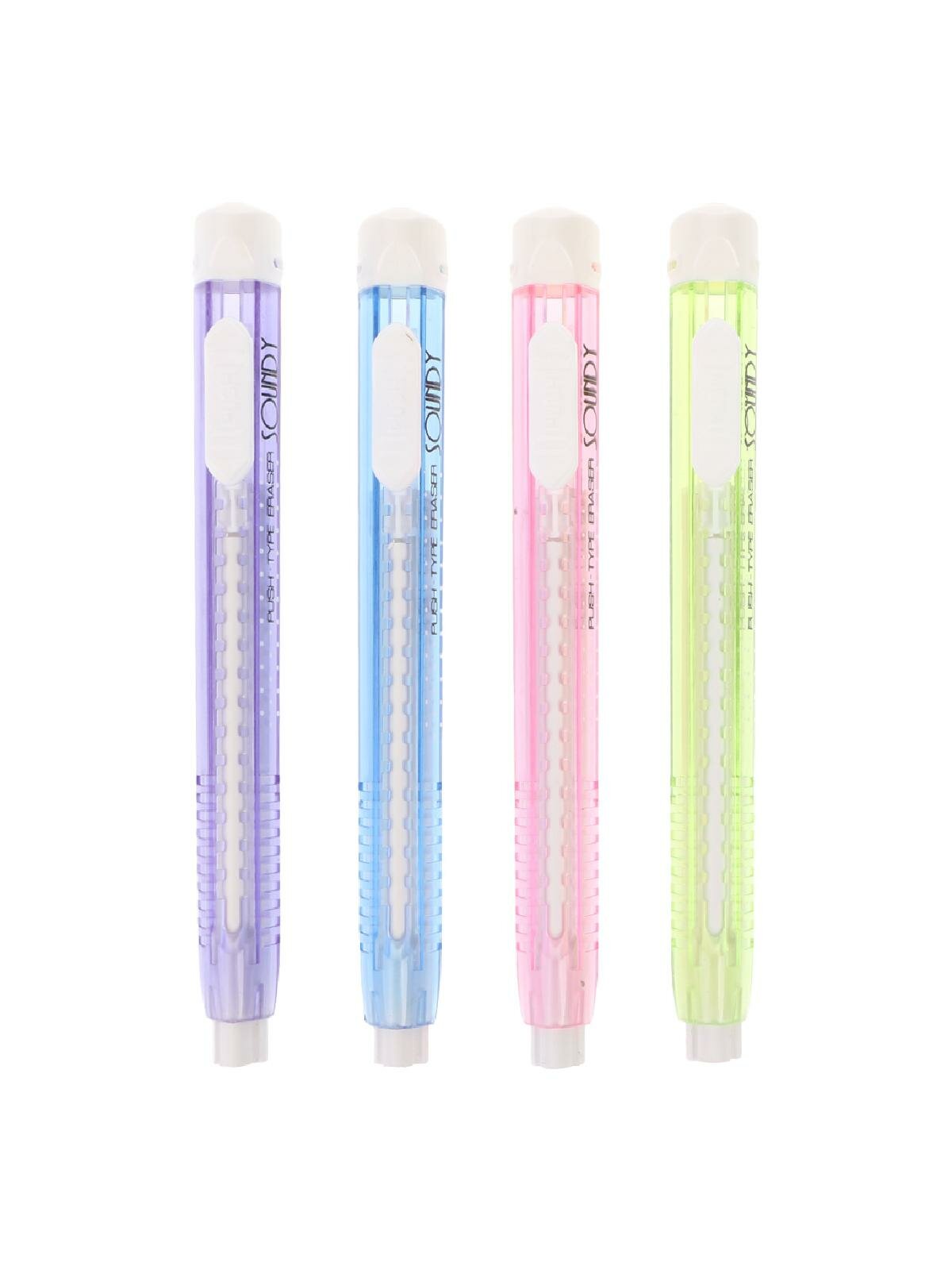 Треугольный двухтактный ластик-случайный цвет