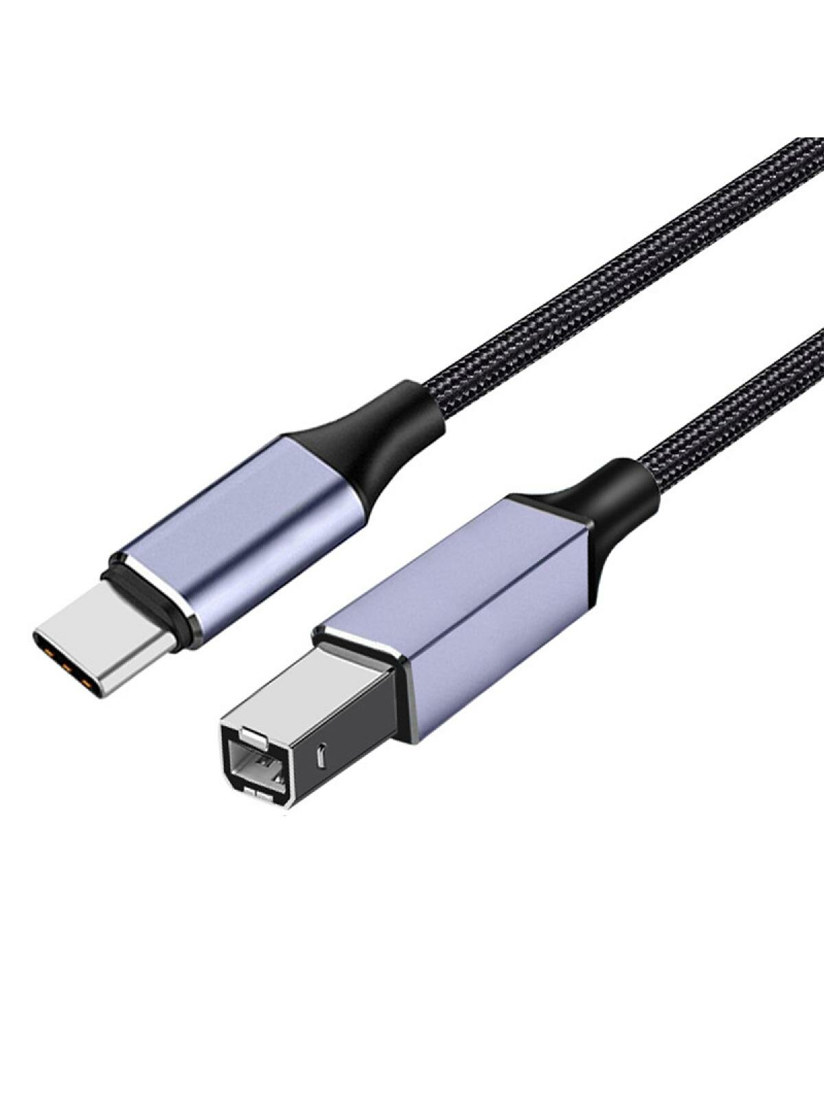 Кабель для принтера телефона Type C 2.0 к USB шнур сканера Высокоскоростная передача данных