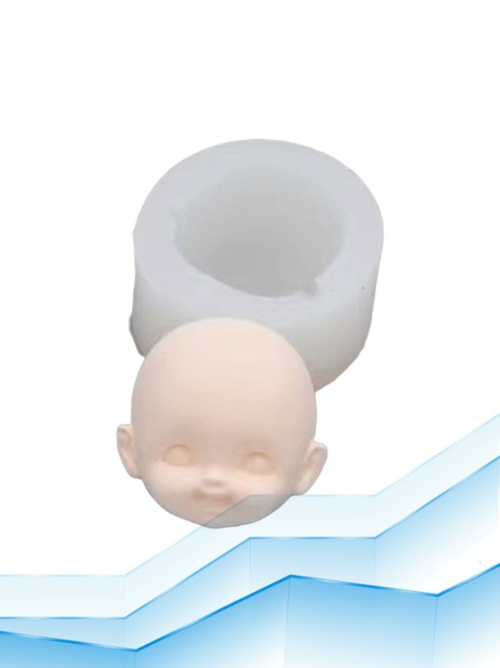 Силиконовая форма для лица куклы 3D, Тип D