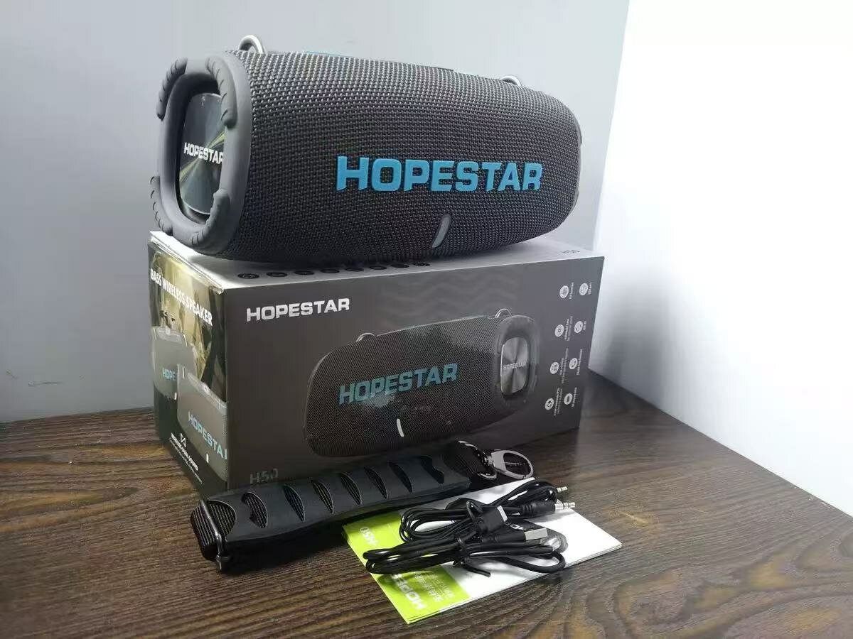 HOPESTAR H50 20Вт Портативный Бумбокс С Bluetooth И Сабвуфером MP3-Плеер Высокая Мощность Аудио Центр