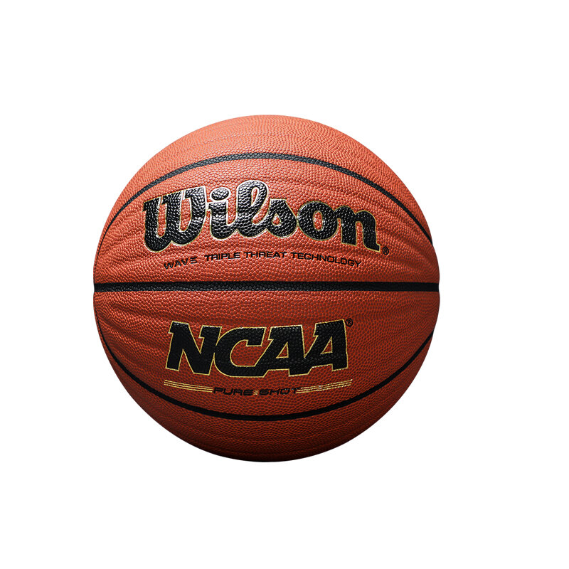 Баскетбольный мяч унисекс Wilson NCAA Collection WTB0640IB07CN PU тренировочный, кирпично-красный, размер 7, версия CN