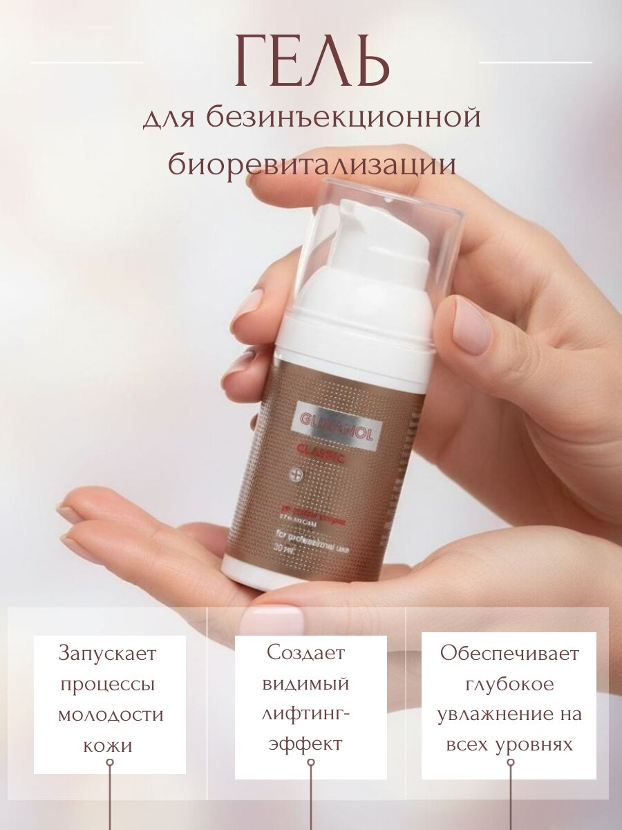 La Beaute Medicale Glikanol Classic Гель для безинъекционной биоревитализации с пептидным комплексом SYN-HYCAN 30 мл.