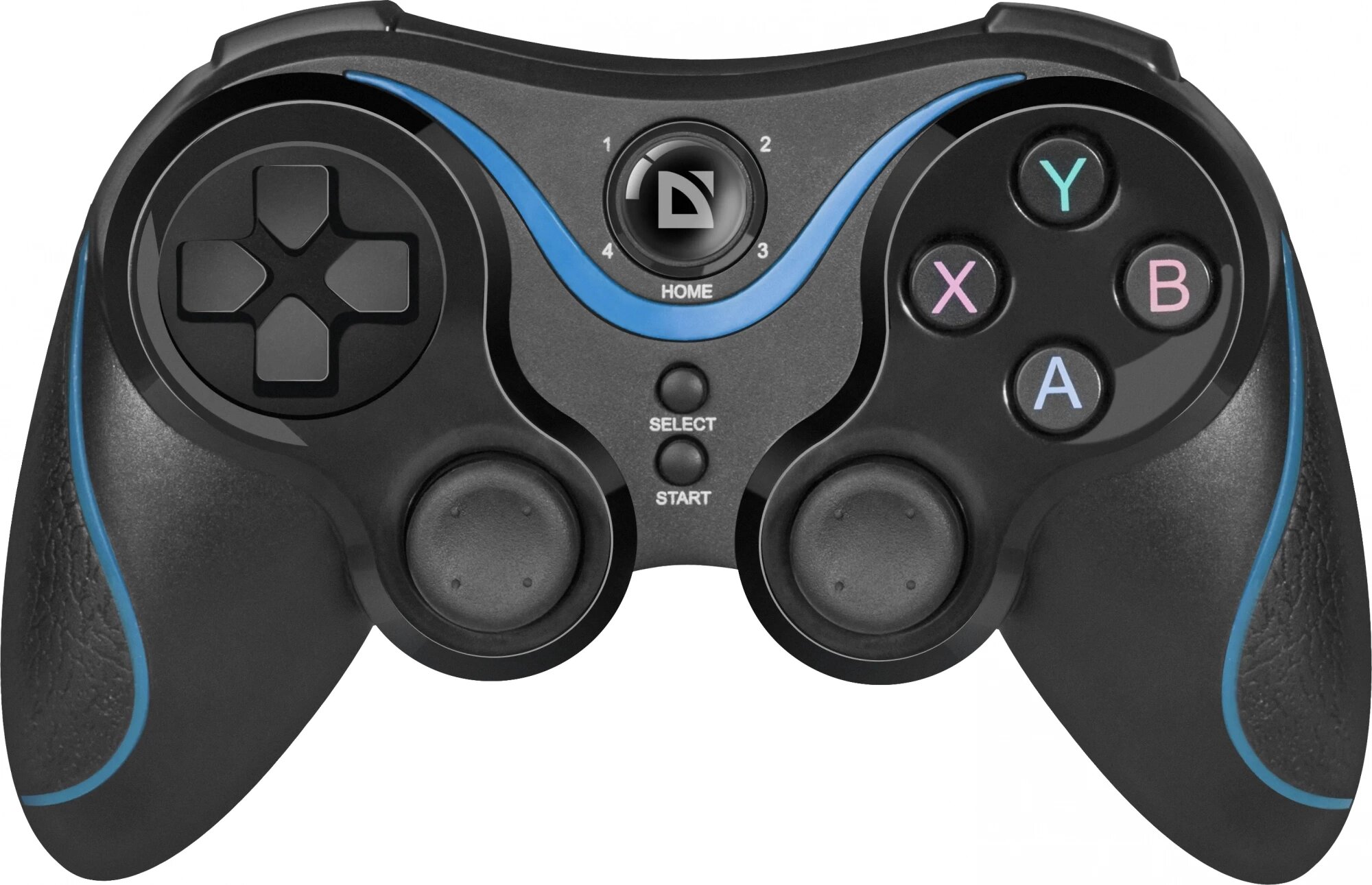 Геймпад Defender Blaster черный Bluetooth Беспроводной виброотдача (в компл: держатель для смартфона/кабель USB)