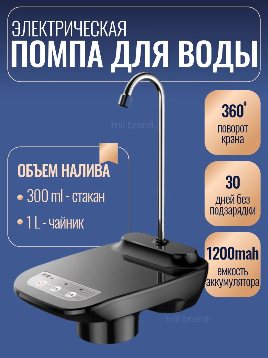 Электрическая помпа с дозатором